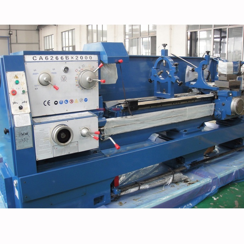 Manual Lathe Machine - Horizontal Gap Mechanical Lathe Engine Lathe ...